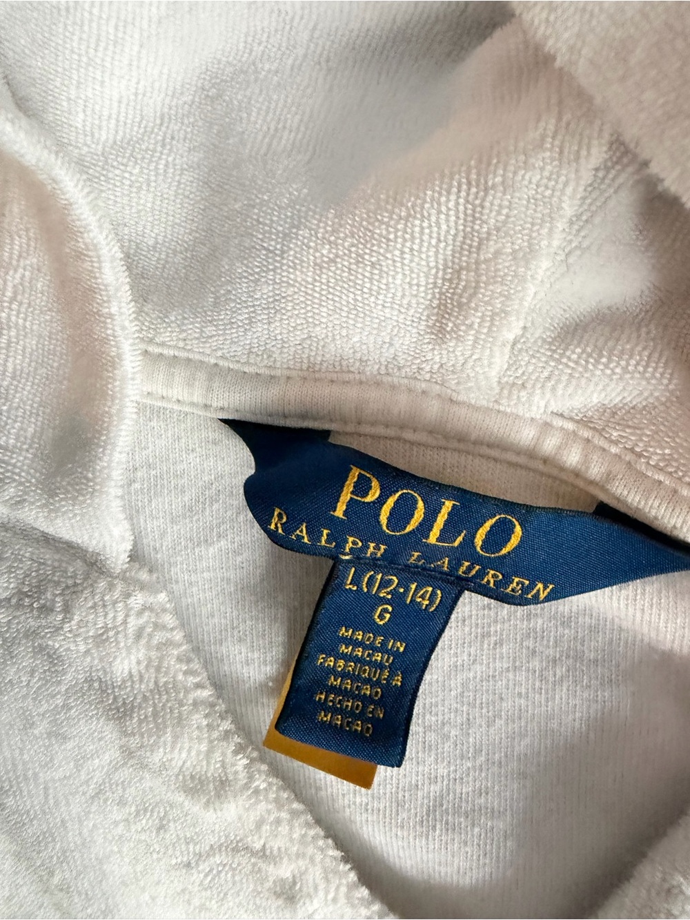 Polo Ralph Lauren | Swim | Polo By Ralph Lauren Kids White Hooded Terry ...